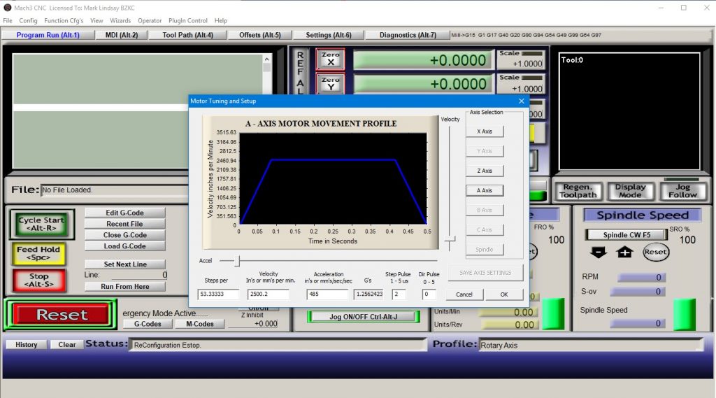 Mach3 Settings for the Rotary Axis - Mark Lindsay CNC
