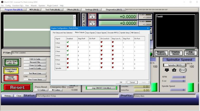 Mach3 Settings for the Rotary Axis - Mark Lindsay CNC